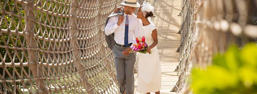 Scavenger Hunt Rope Bridge